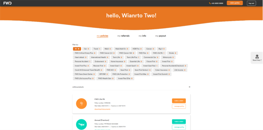 What has changed on the Customer Portal? – FWD Insurance